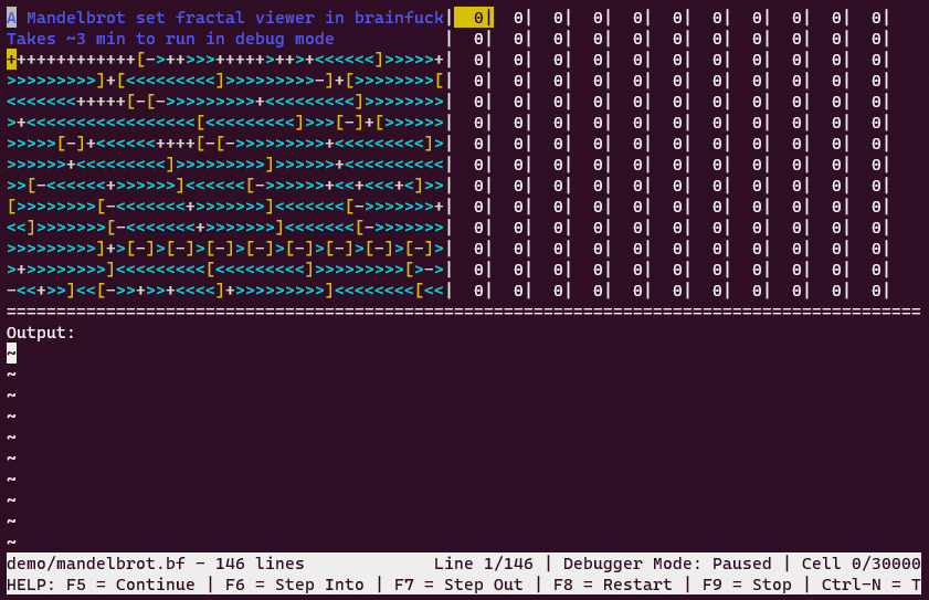 GitHub - michaeltan02/brainFuckIDE: A terminal-based brainfuck IDE ...