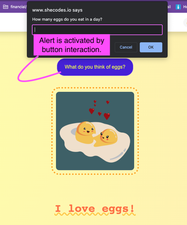 GitHub - JperryDev9/Eggcellent: Shecodes Final Project