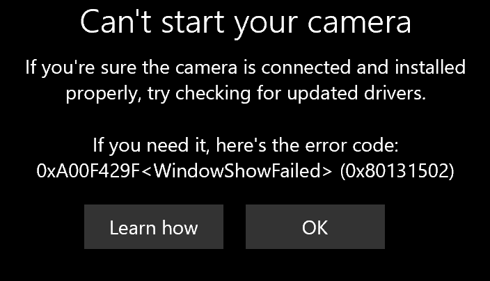 Bug Error Encountered Opening Camera App On Uwp · Issue 1421 · Xamarinessentials · Github 8438