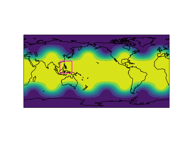 Strange extent behaviour when latitude value too high · Issue #2128 · SciTools/cartopy · GitHub