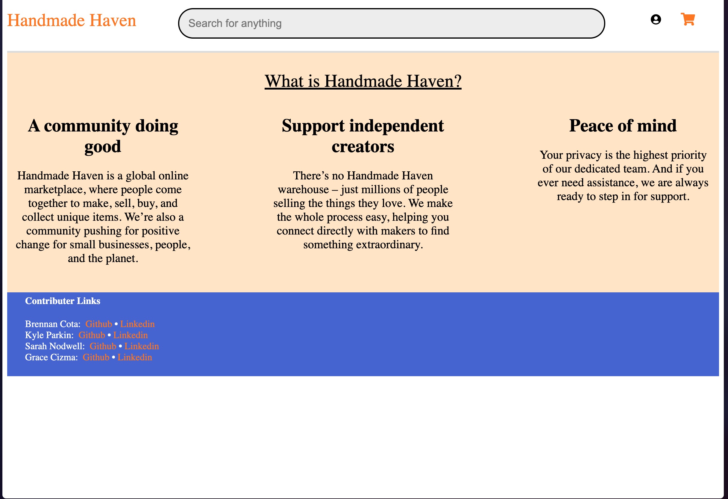 GitHub - 13kparkin/Handmade-Haven