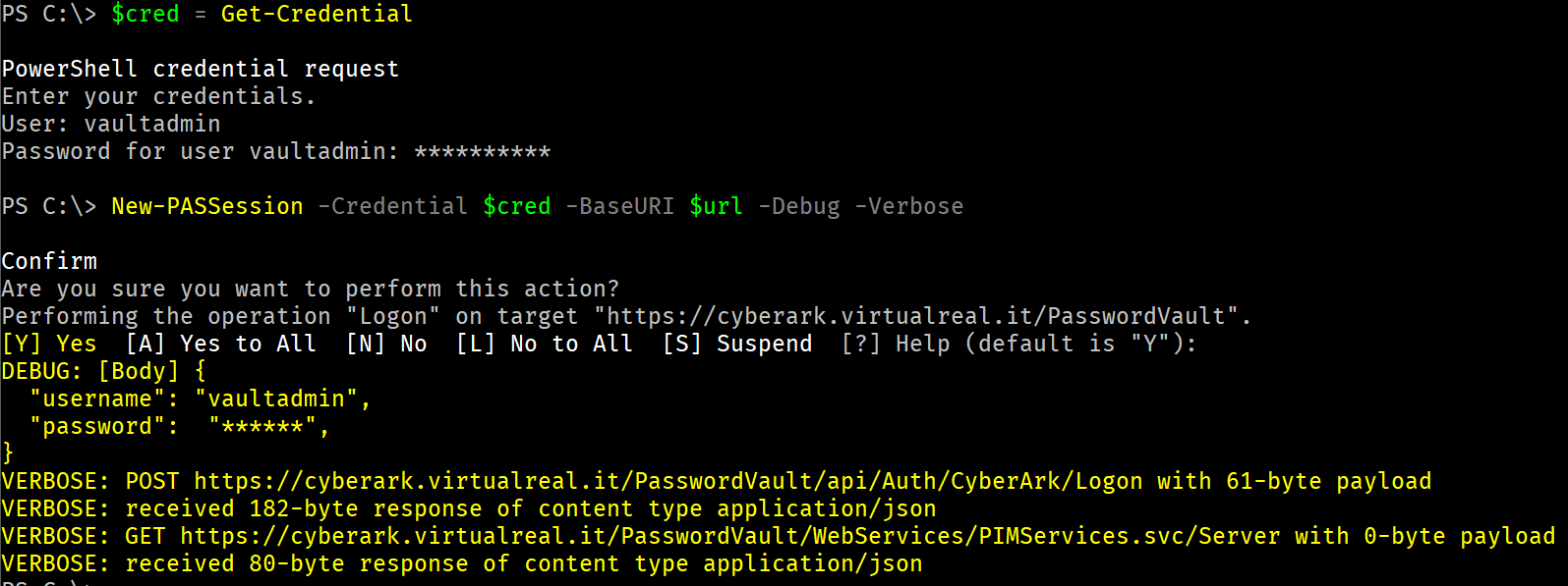 Issue with New-PASSession · Issue #194 · pspete/psPAS · GitHub