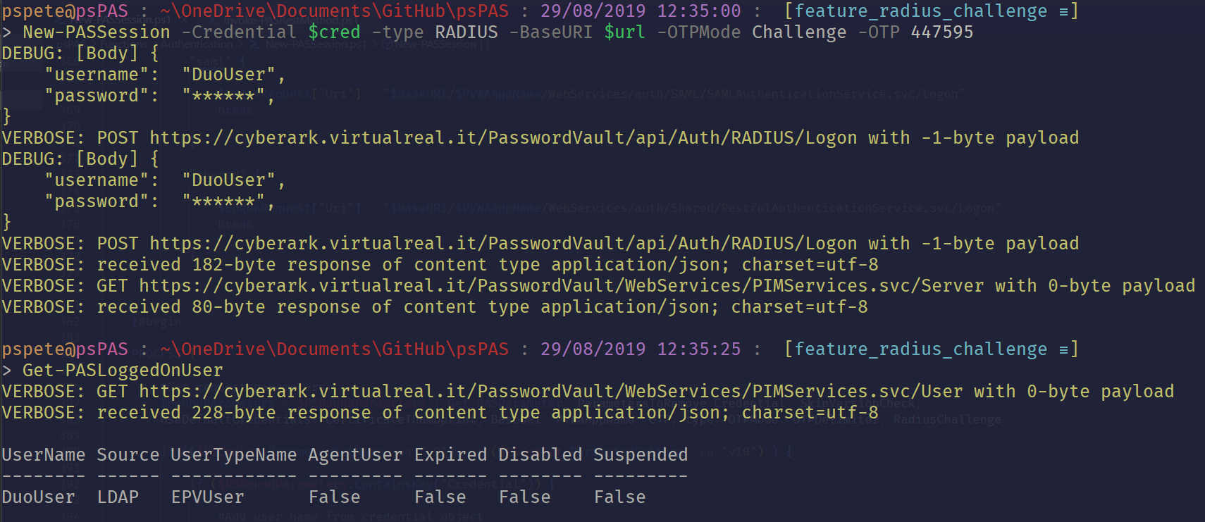 RADIUS auth doesn't work for challenge/response · Issue #195 · pspete/psPAS · GitHub