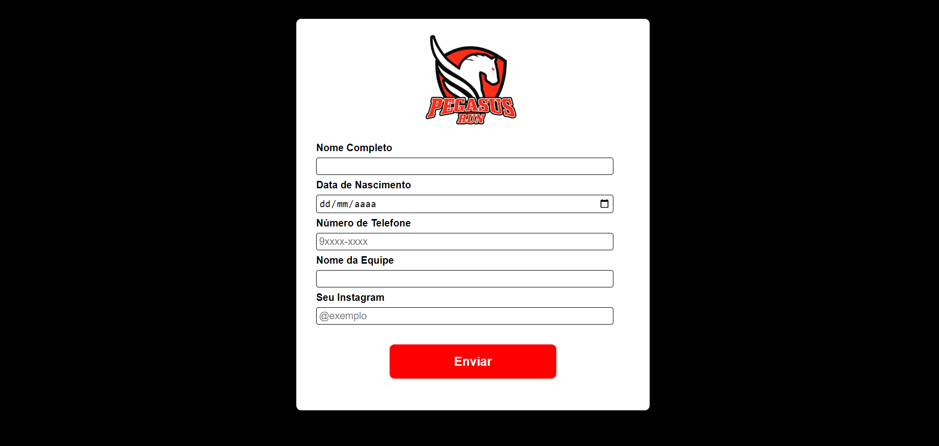 GitHub - HenriqueCorsi/formulario_PegasusRun: Um formulário de cadastro em formato web para que ...
