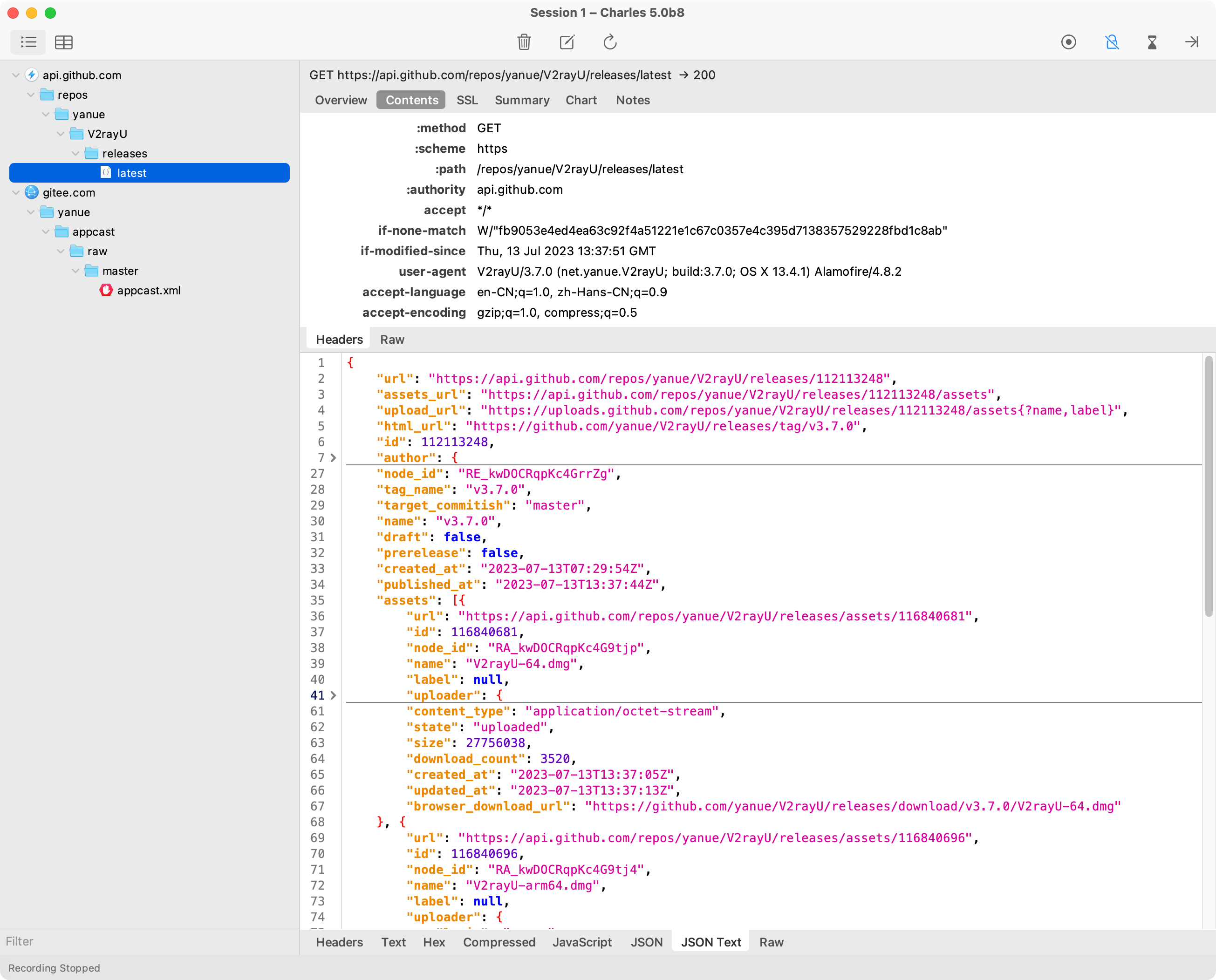更新错误！ · Issue #1279 · yanue/V2rayU · GitHub