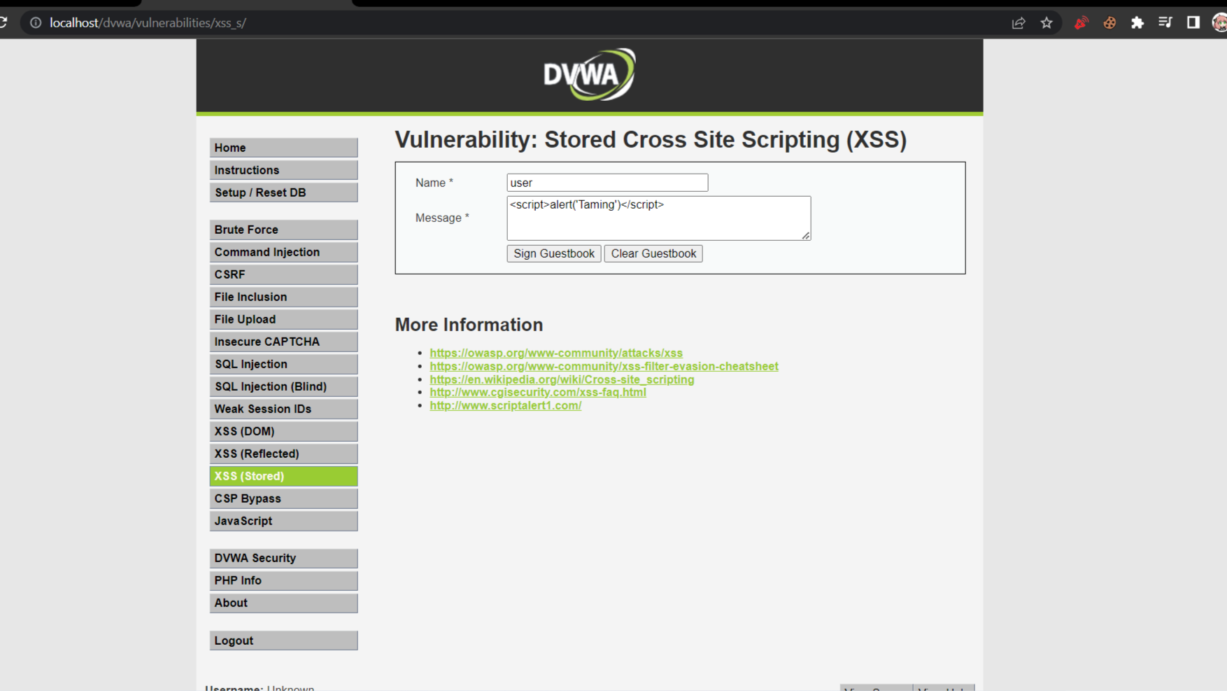 GitHub - imancybersecurity/XSS-Stored