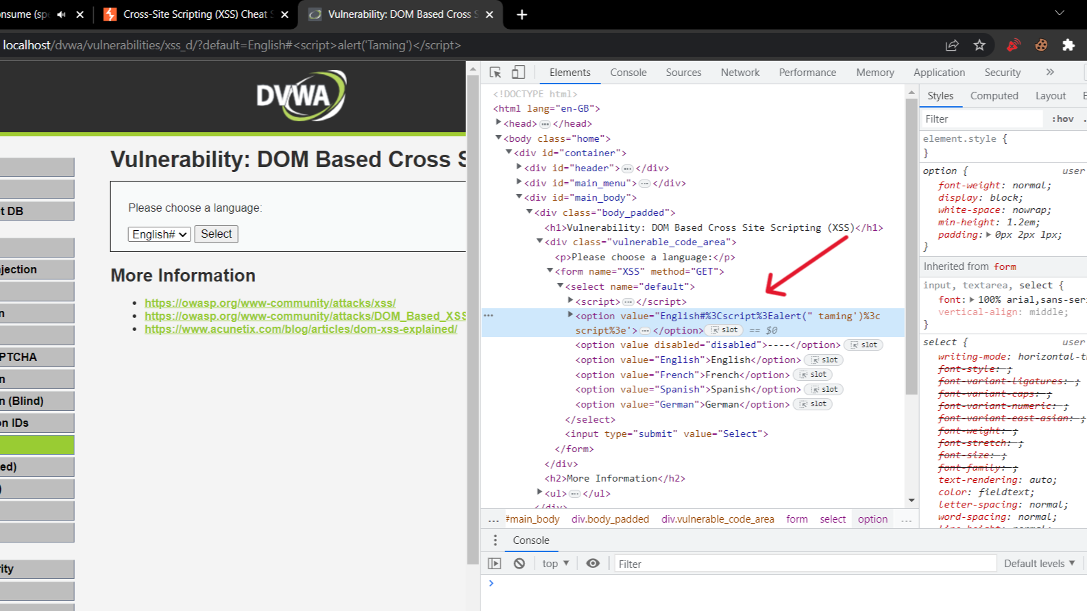 GitHub - imancybersecurity/XSS-Dom