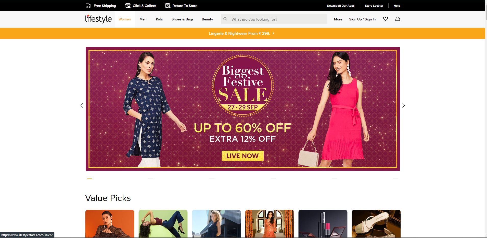 GitHub - medadeshreyas/Lifestyle.com-Clone: Lifestyle is India's leading fashion destination for ...