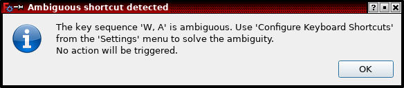 [Problem] Misleading conflict shortcuts error message · Issue #8708 ...