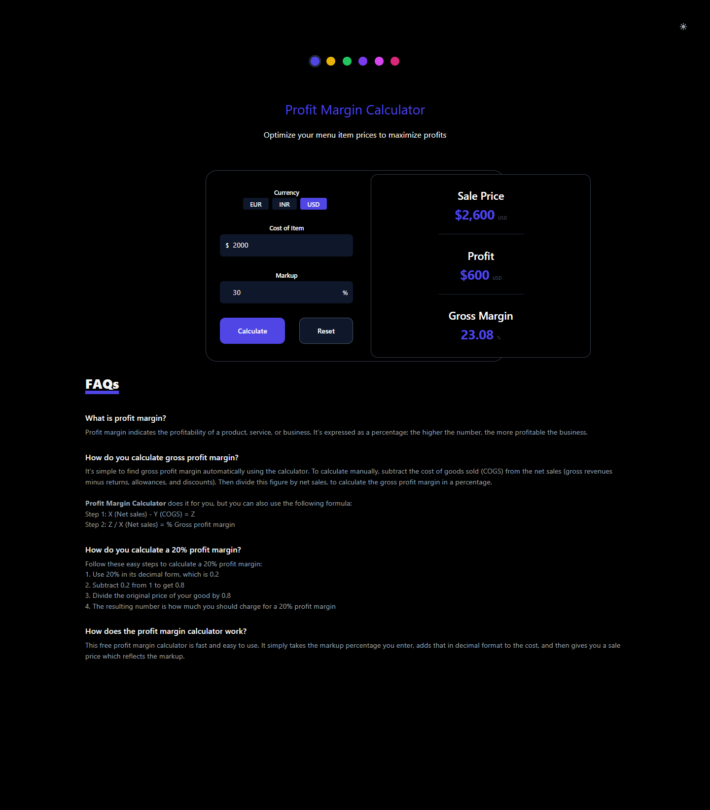 GitHub - geraldWaga92/profit-calculator: a profit calculator application