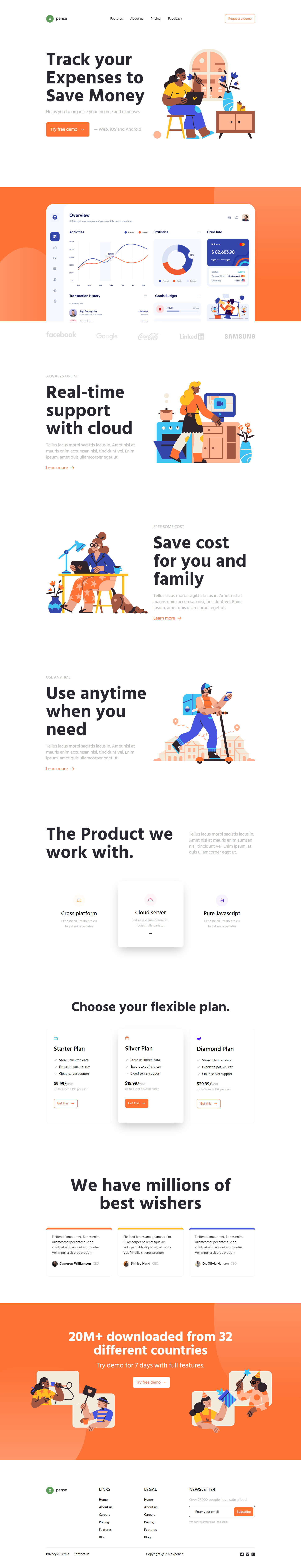 GitHub - geraldWaga92/expense-track-landing-website: a responsive ...