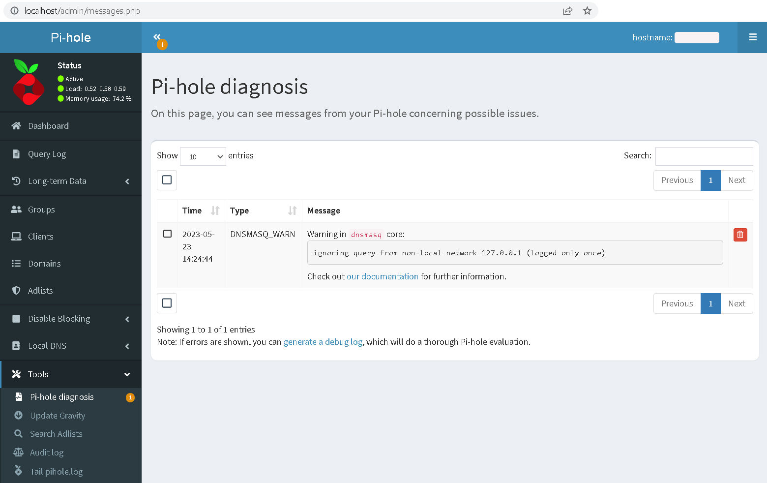 No data showing · Issue #98 · DesktopECHO/Pi-Hole-for-WSL1 · GitHub