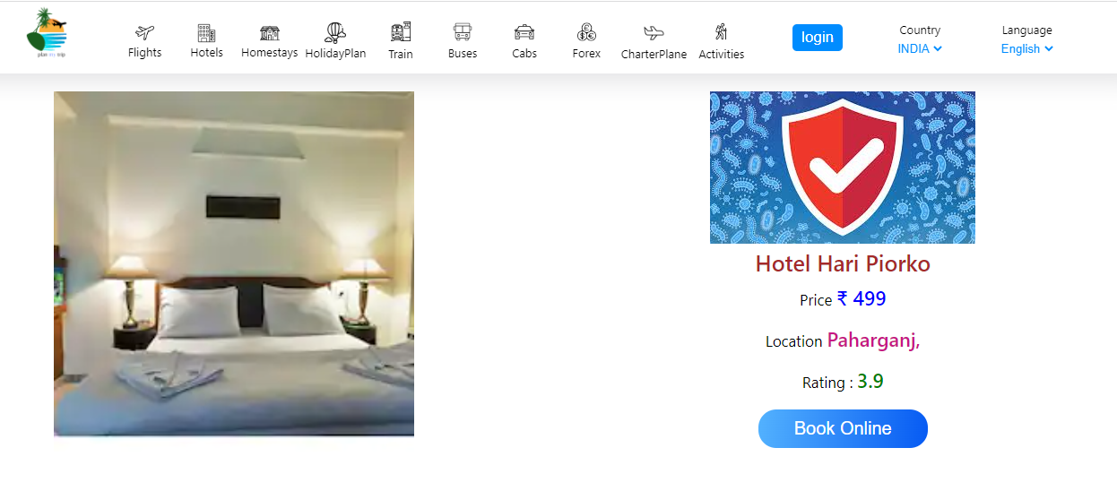 GitHub - dikshantnagpal/Planmytrip: This project is a clone of MakeMyTrip which is an Indian ...