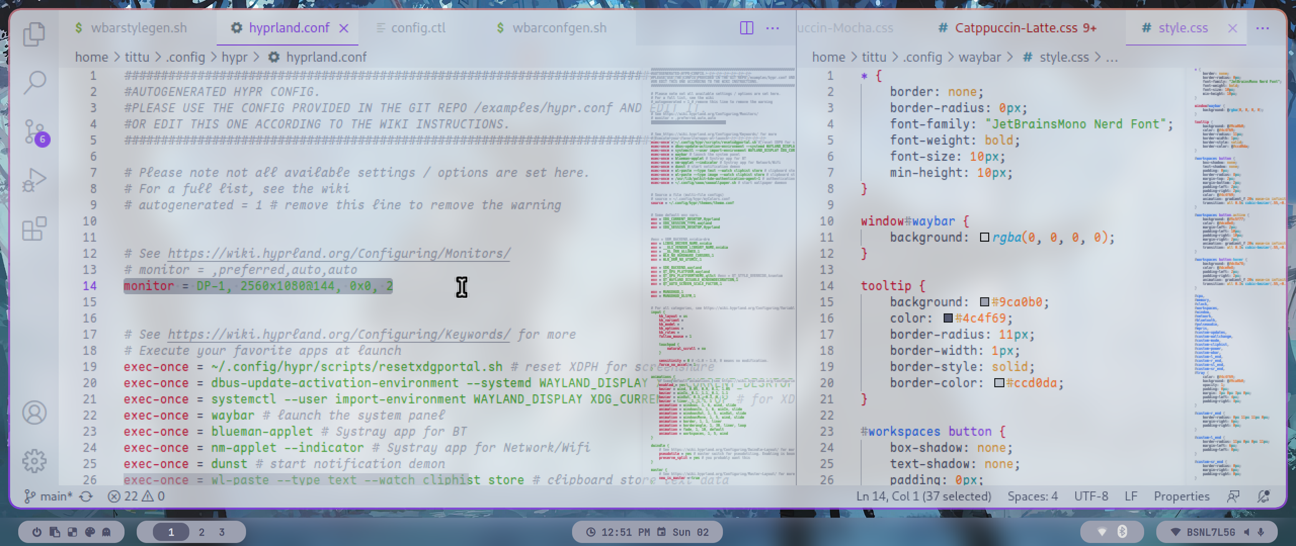 HiDPI · Issue #23 · prasanthrangan/hyprdots · GitHub