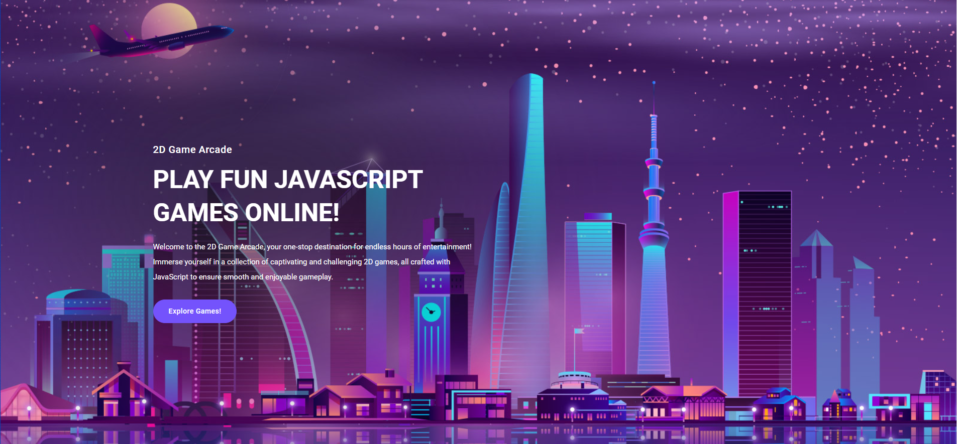 GitHub - Hadi-Baydoun/Arcade: Website that shows a collection of ...