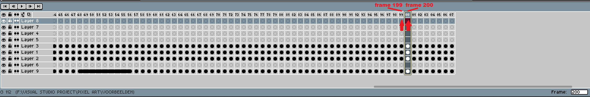 bug: frame numbers · Issue #3350 · aseprite/aseprite · GitHub
