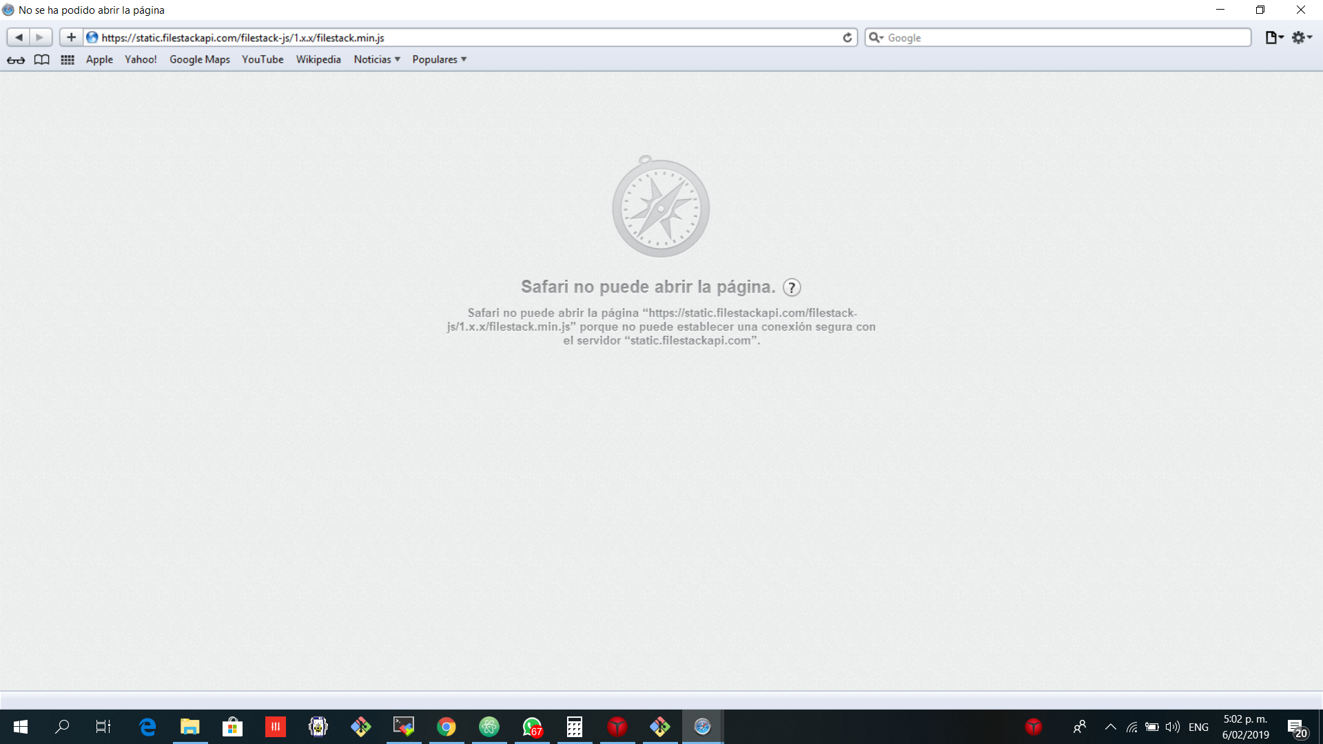 Older Safari Browsers Issue While Loading Script From Url · Issue 199 · Filestack Filestack Js