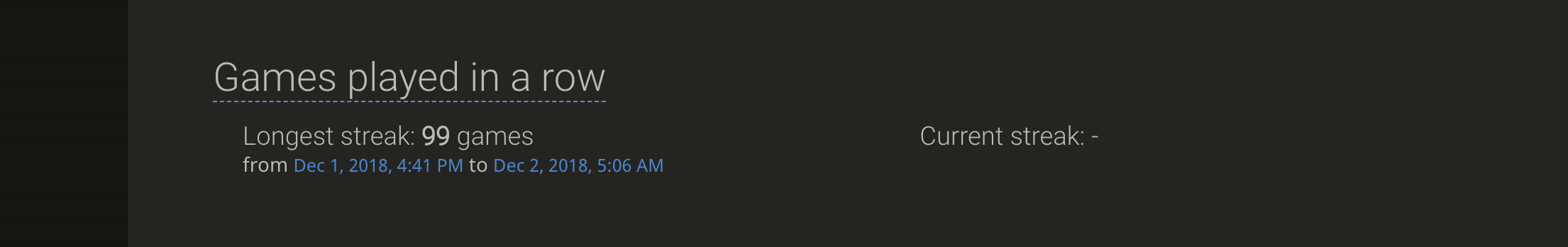 Bug: "Playing streak" always shows last played date · Issue #1074 · lichess-org/lichobile · GitHub