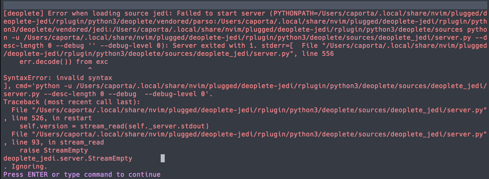 `Error when loading source jedi` outside of a virtualenv · Issue #185 · deoplete-plugins ...
