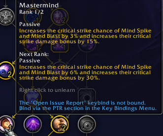 Mastermind critical damage increase does not change between 1/2 and 2/2 ...