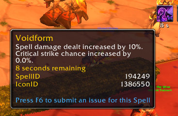 Ancient Madness consumes twice as much crit per second with Voidform compared to Dark Ascension ...