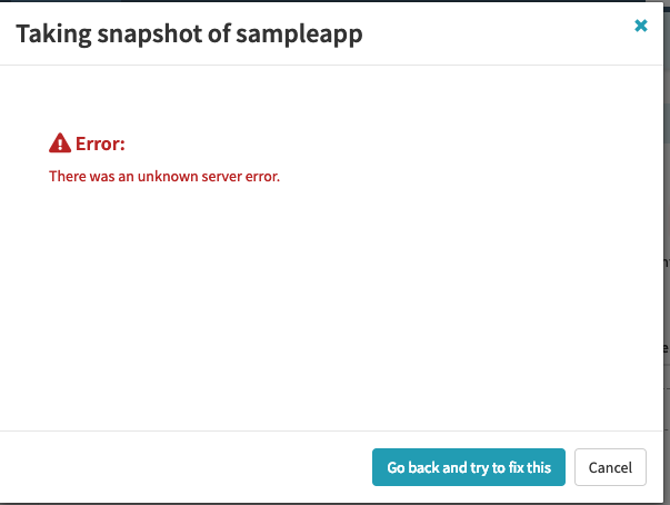 Unable to take application snapshot · Issue #4086 · spinnaker/spinnaker · GitHub
