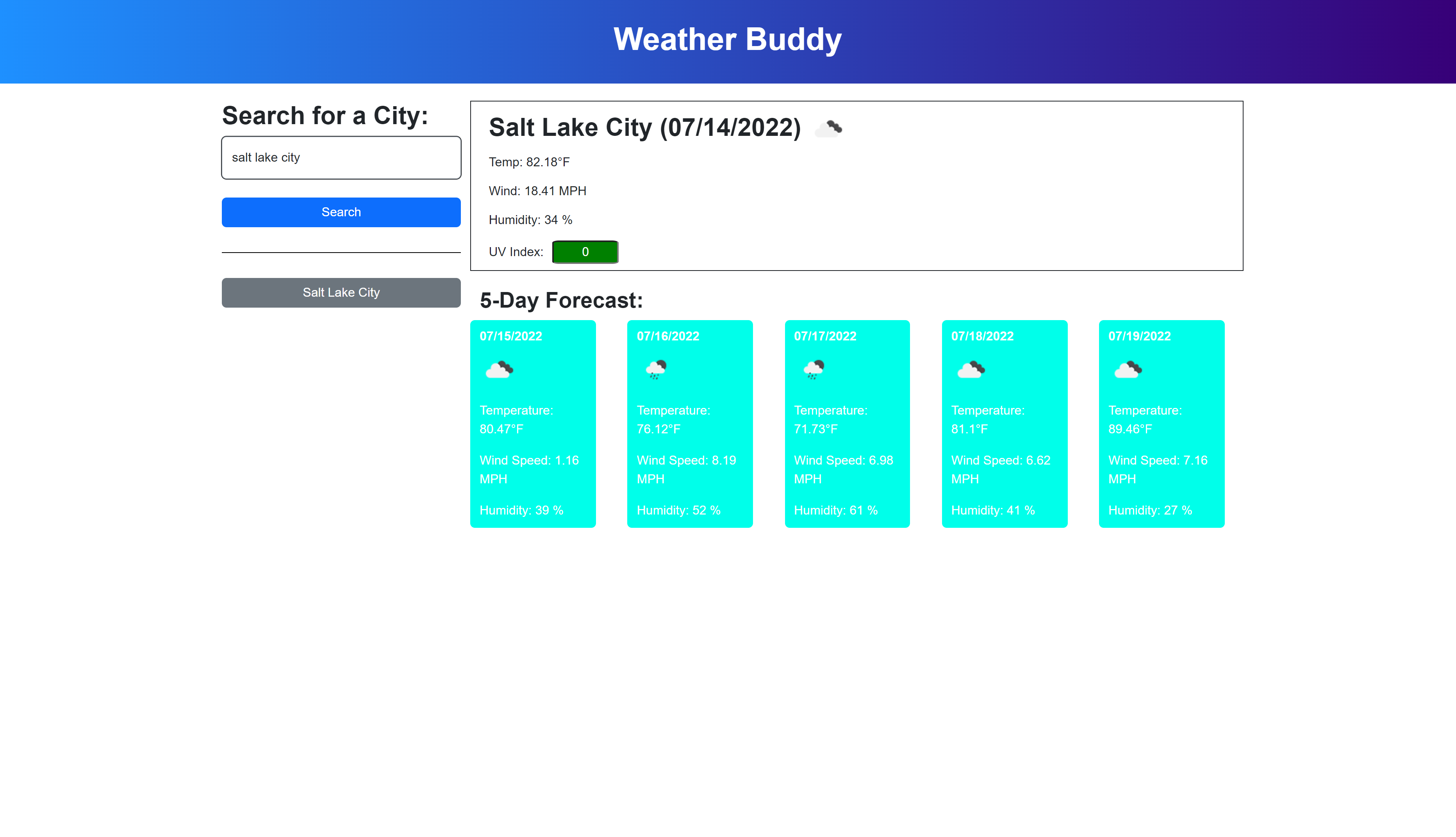 GitHub - Hannahbird/weather-buddy