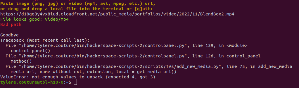 add_new_media - mp4 url broken · Issue #112 · timberline-secondary/hackerspace-scripts-2 · GitHub
