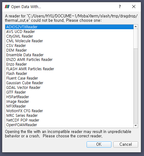 Can NOT open output file in Paraview · idaholab moose · Discussion ...