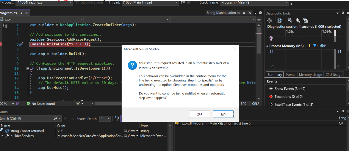 Framework source stepping not working for R2R assemblies in 6.0 Preview ...