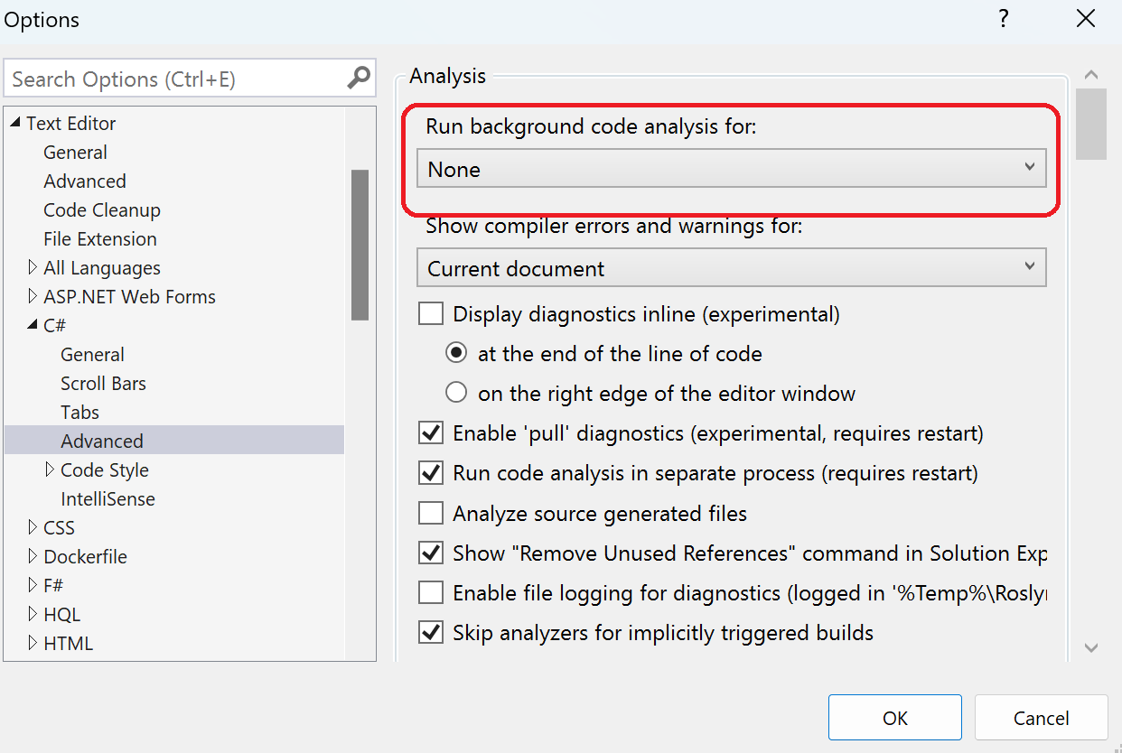LSP pull diagnostics performance issues in squiggles + error list · Issue #65935 · dotnet/roslyn ...