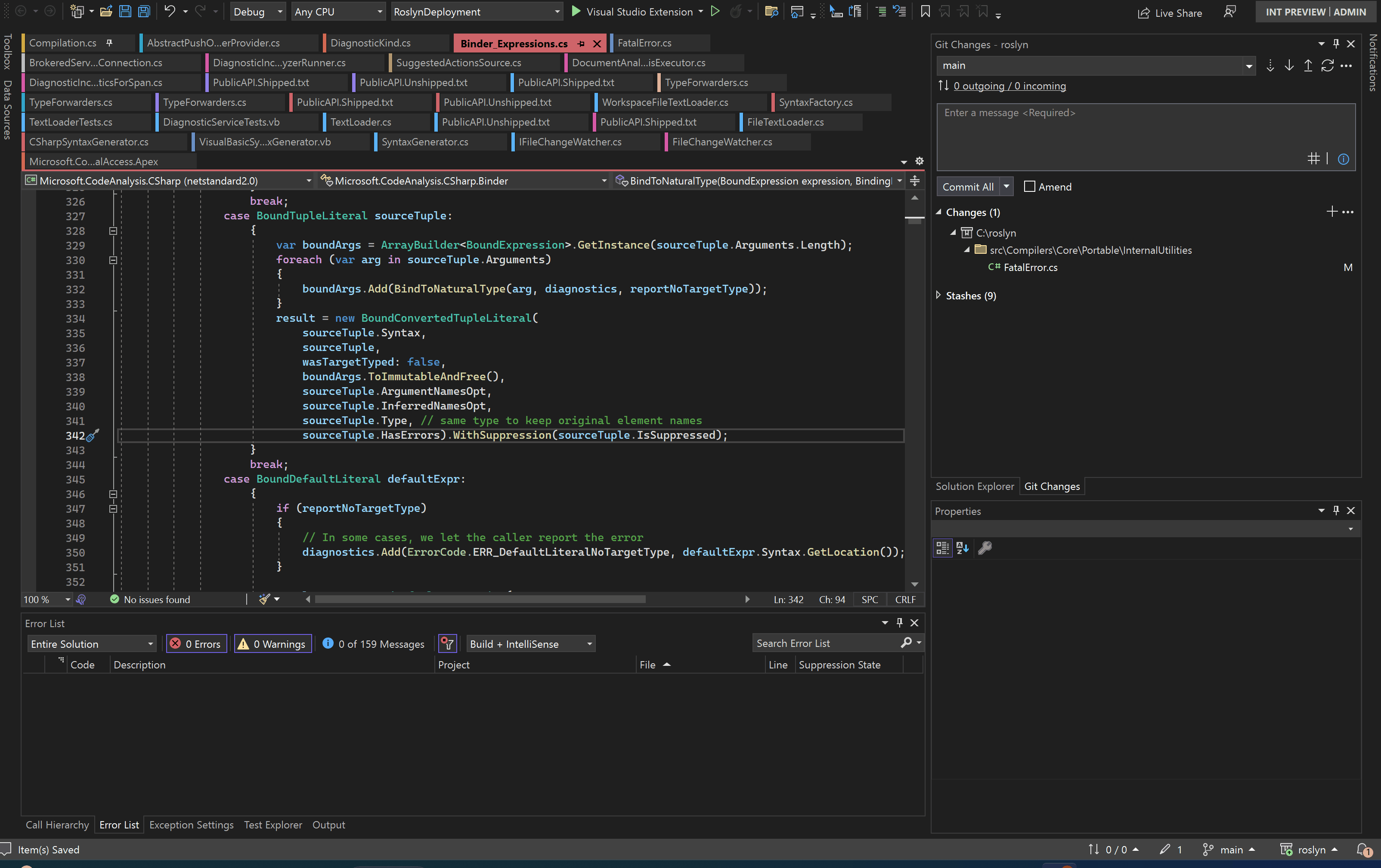 Error list UX/functional issue with LSP pull diagnostics enabled · Issue #65936 · dotnet/roslyn ...