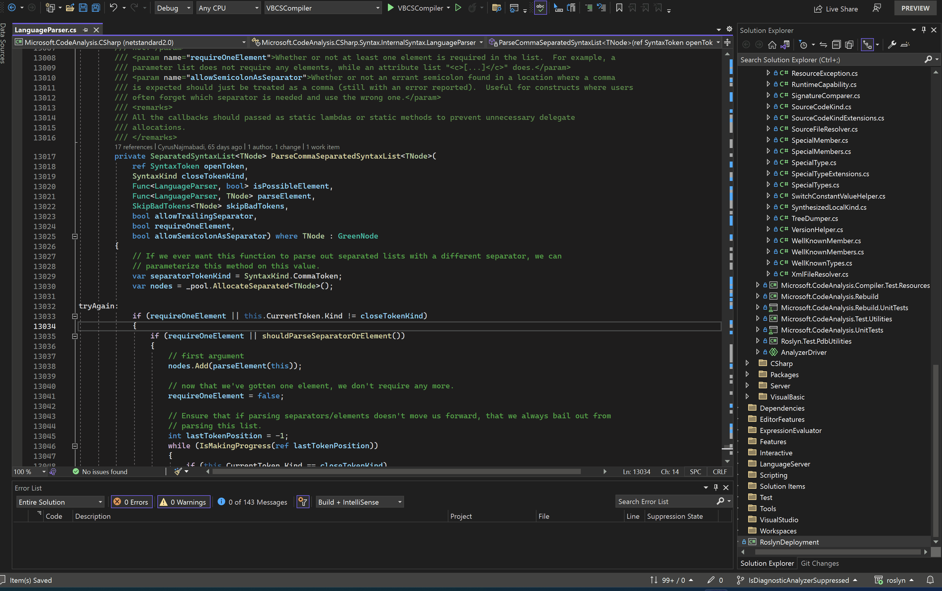 Lightbulb performance improvements · Issue #66968 · dotnet/roslyn · GitHub
