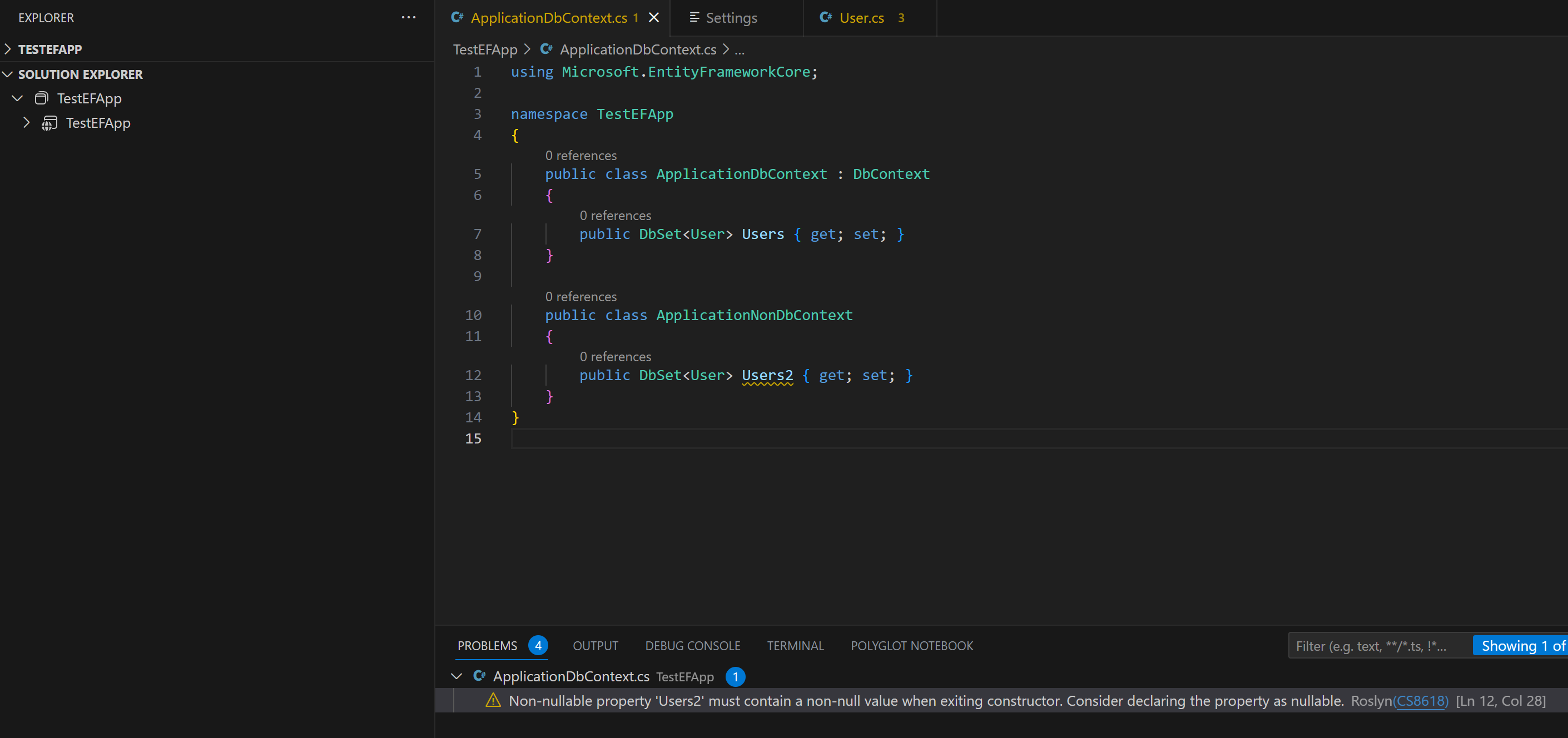 VS Code intellisence seems to ignore diagnostic suppressors · Issue ...