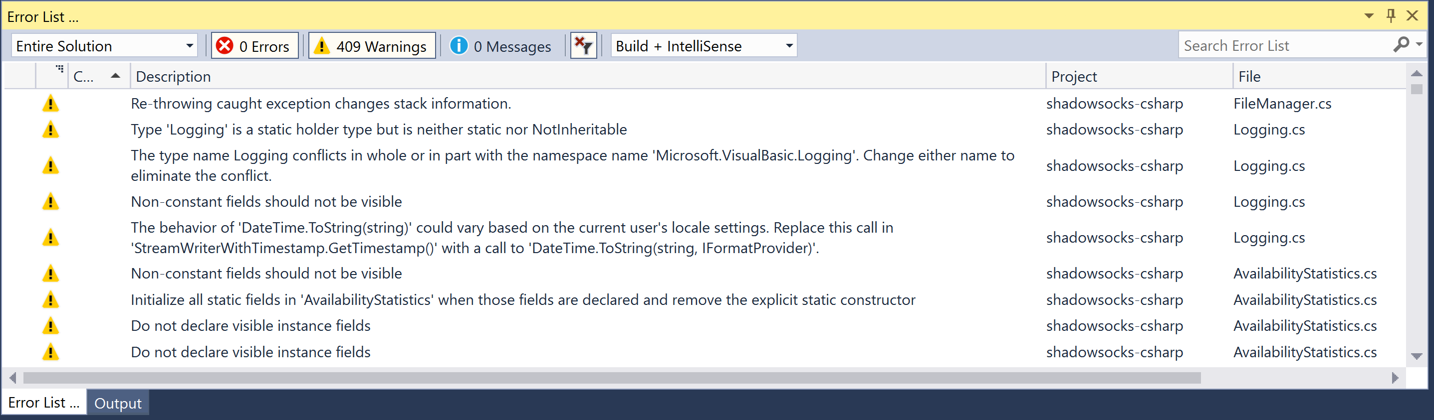 No diagnostic ID in the error list for analyzer diagnostics on 15.5 RTW ...