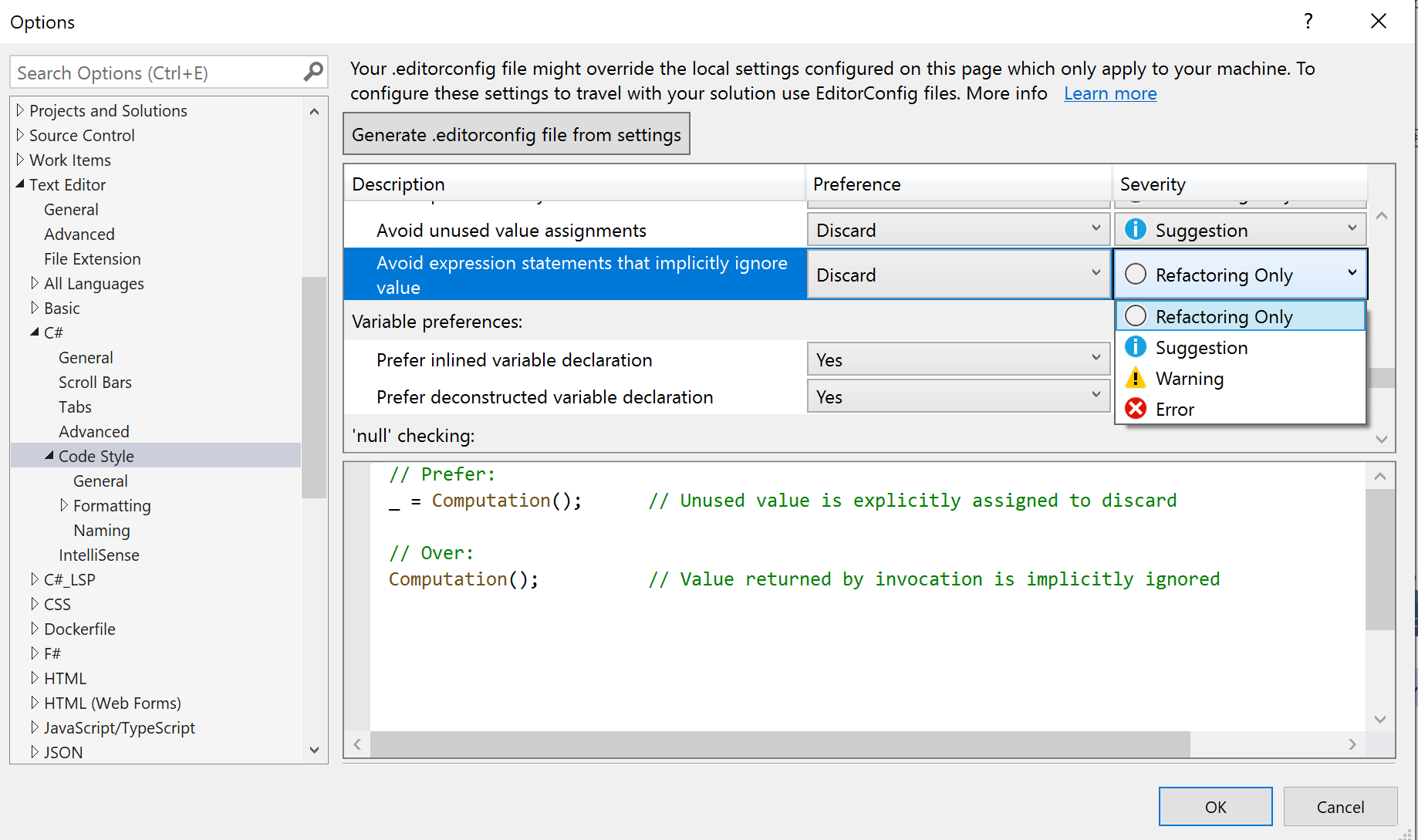 Option to cause a procedural call to value-returning function to be an error · Issue #34258 ...
