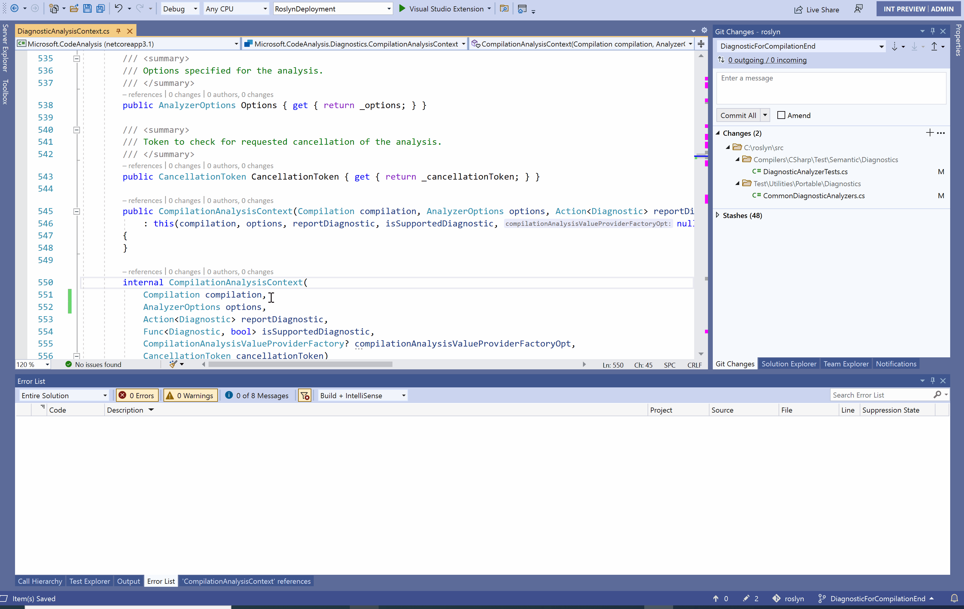 Codelens Causing Extremely Slow Diagnosticssquiggle Refresh In The Ide In Latest Vs2019 169 