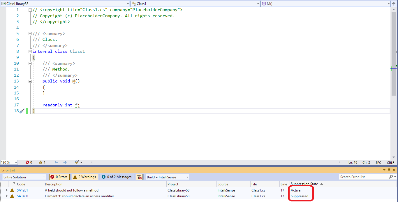 DiagnosticSuppressor.ReportSuppressions(context) not called · Issue ...