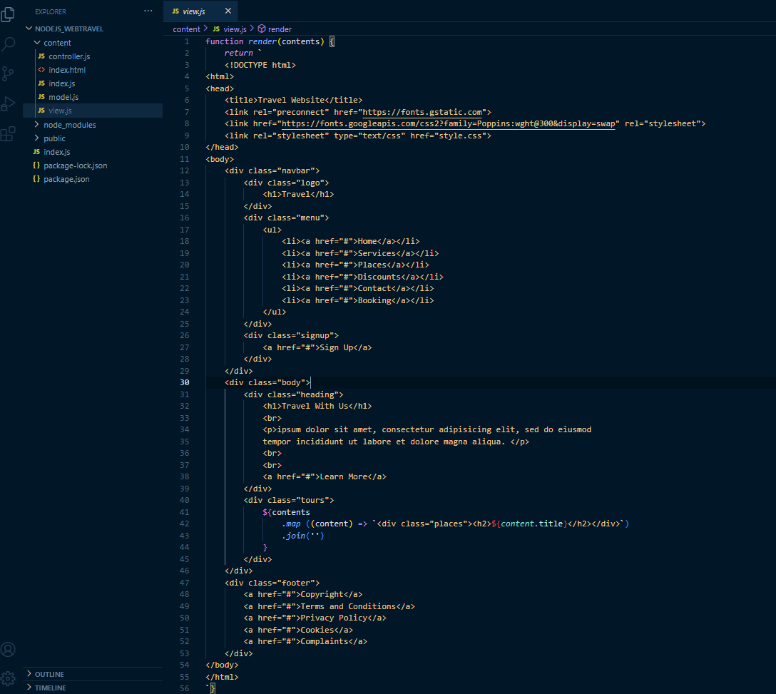 GitHub - ArmZaDev/Nodejs_webTravel: This is NodeJS Web Travel which will be update on Midterm ...