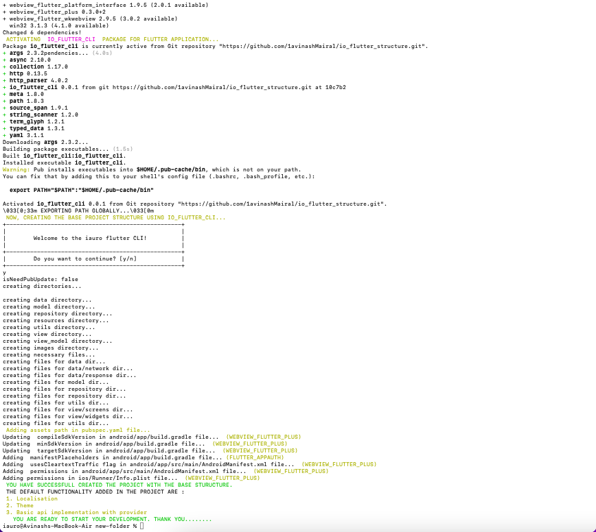 GitHub - 1avinashMairal/flutter_project_boilerplate: for sh file