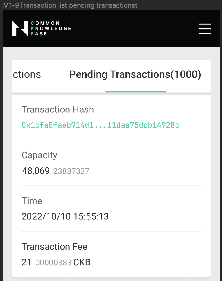 Add Pending Transactions · Issue 17 · Magickbasevisual Style Guide · Github