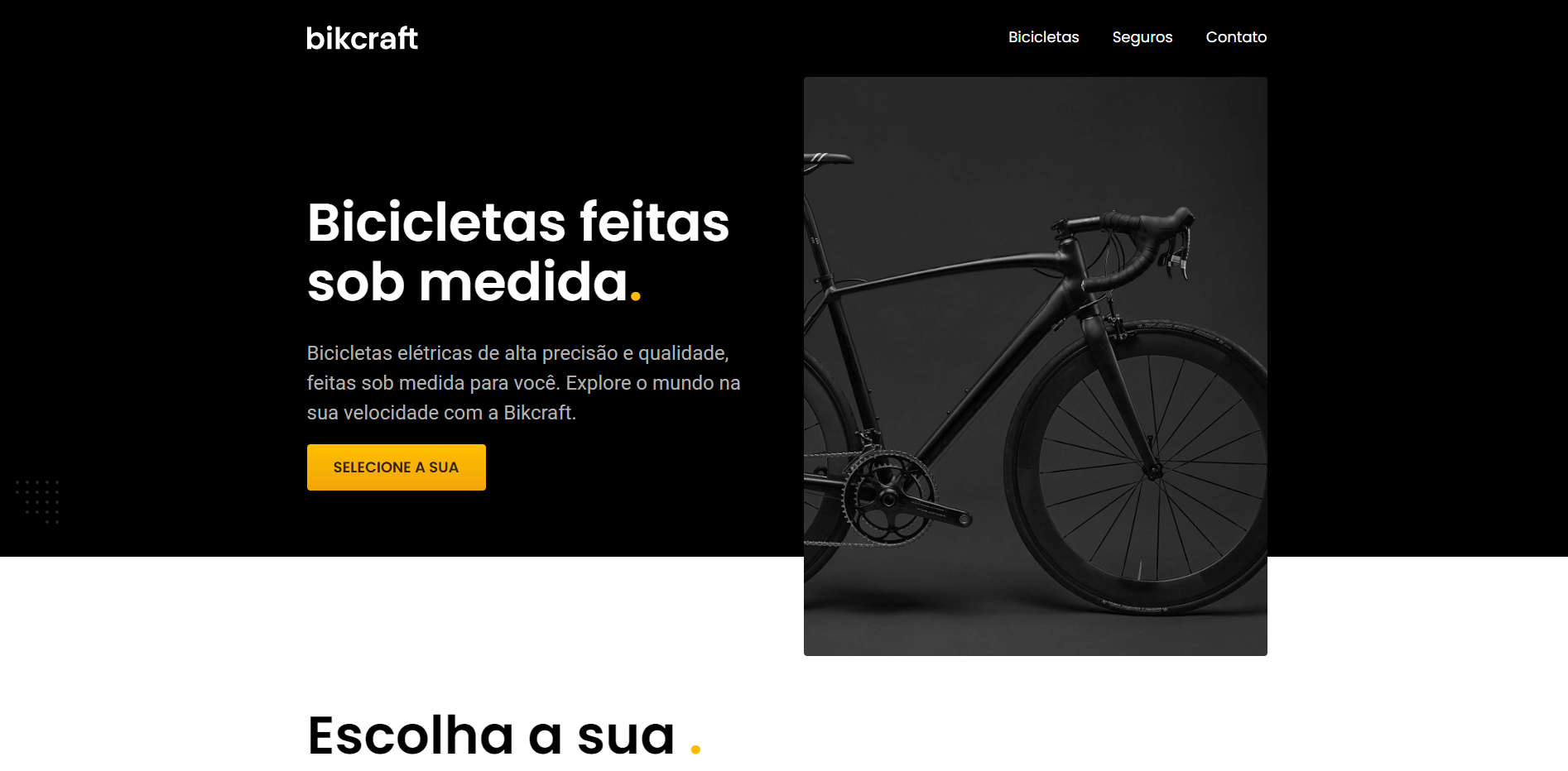 GitHub - abelardojr0/Bikcraft: Bikcraft - Projeto curso Origamid