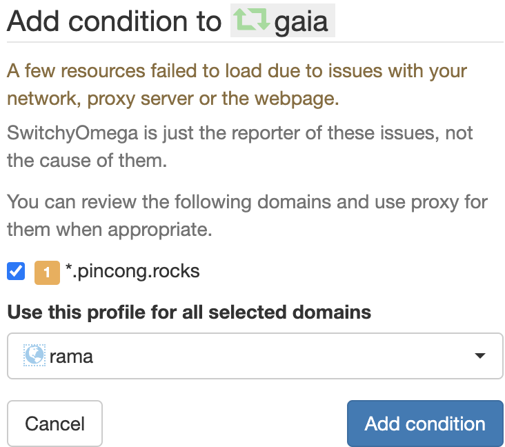 Failed resources, add to proxy list · Issue #2346 · FelisCatus/SwitchyOmega · GitHub