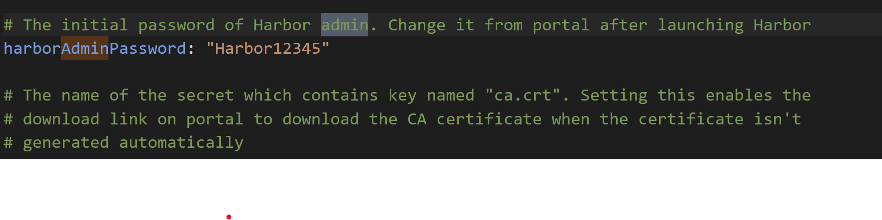 Invalid user name or password on fresh install · Issue #17122 · goharbor/harbor · GitHub