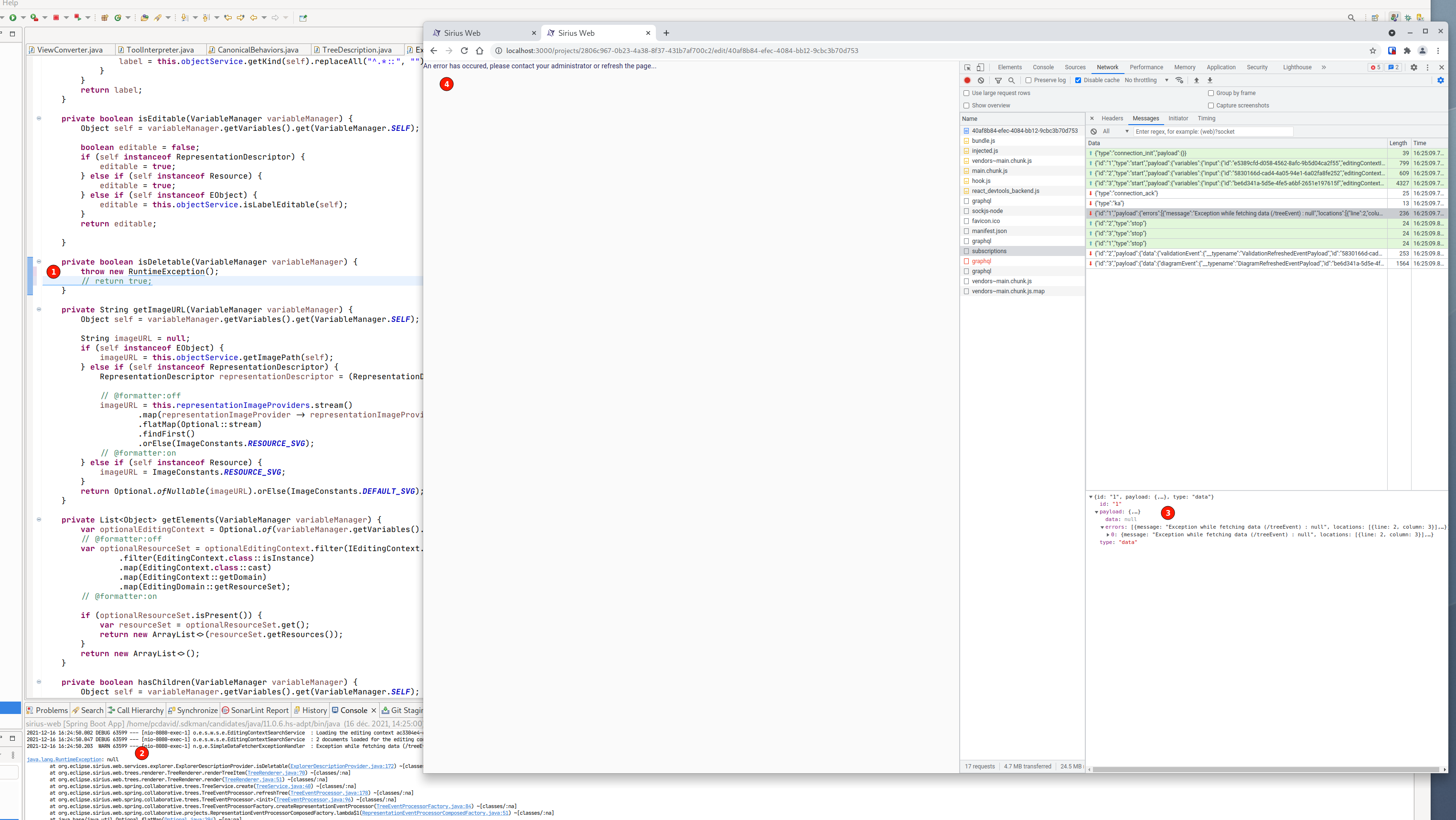 An exception during a rendering can trigger an infinite loop · Issue #194 · eclipse-sirius ...