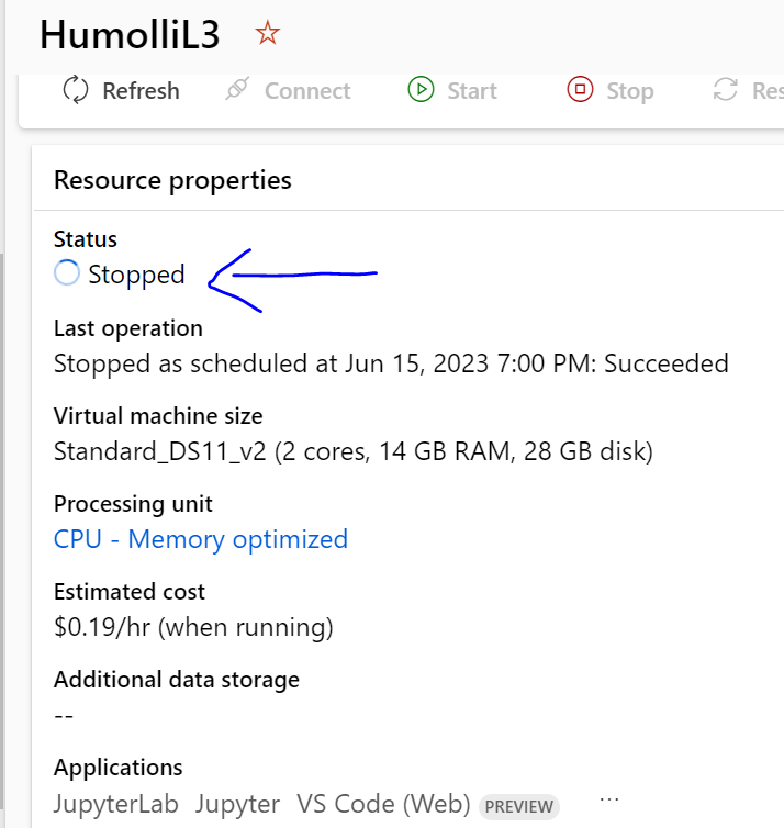 Can not start my compute instance · Issue #2092 · microsoft/vscode-tools-for-ai · GitHub