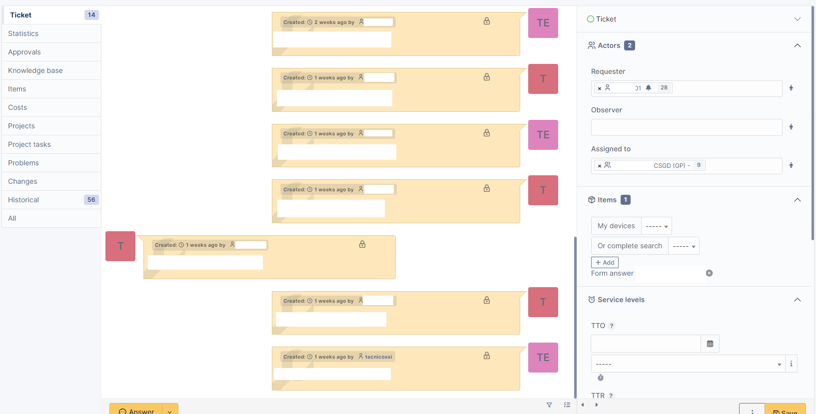Error To Assingned Tickets To Other Group · Issue 11913 · Glpi Projectglpi · Github 