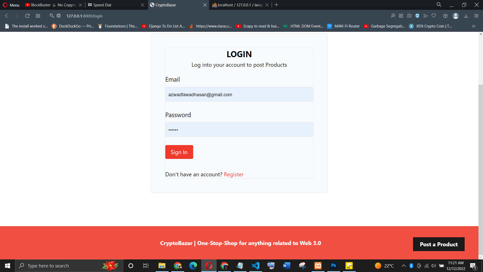 GitHub - AzwadFawadHasan/CryptoBazar: This repo contains PHP tutorial and a project made using PHP