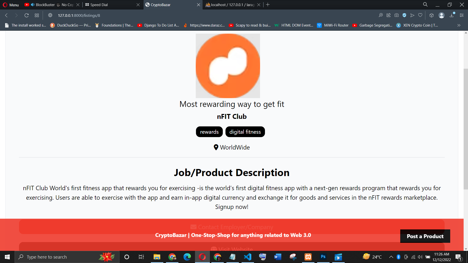 GitHub - AzwadFawadHasan/CryptoBazar: This repo contains PHP tutorial and a project made using PHP