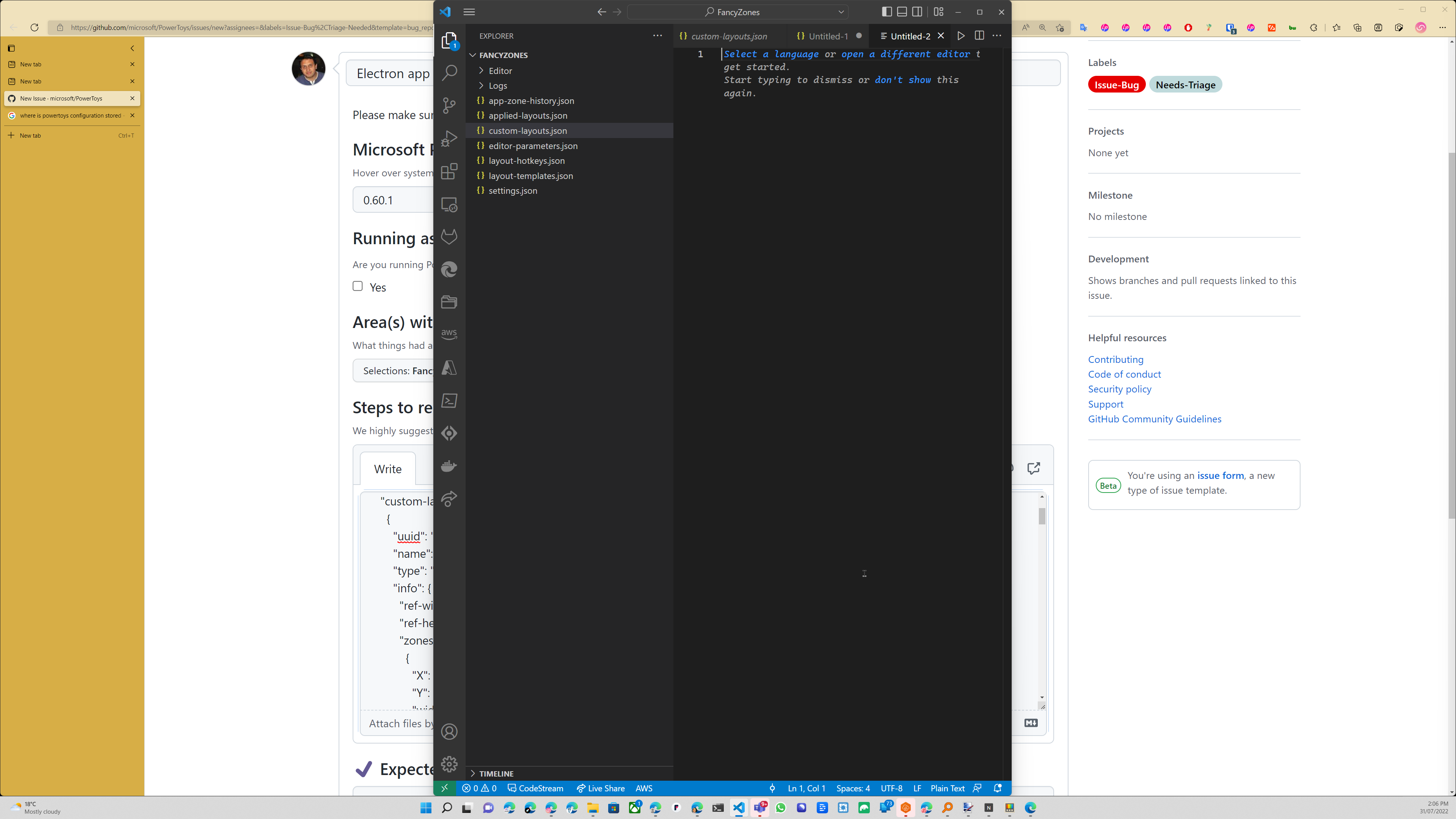 Electron App Dont Respect `override Windows Snap` Using `relative Position` · Issue 19675